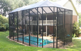 Mansard Pool Enclosure Gallery