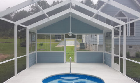 Pool Enclosures | All Custom Aluminum